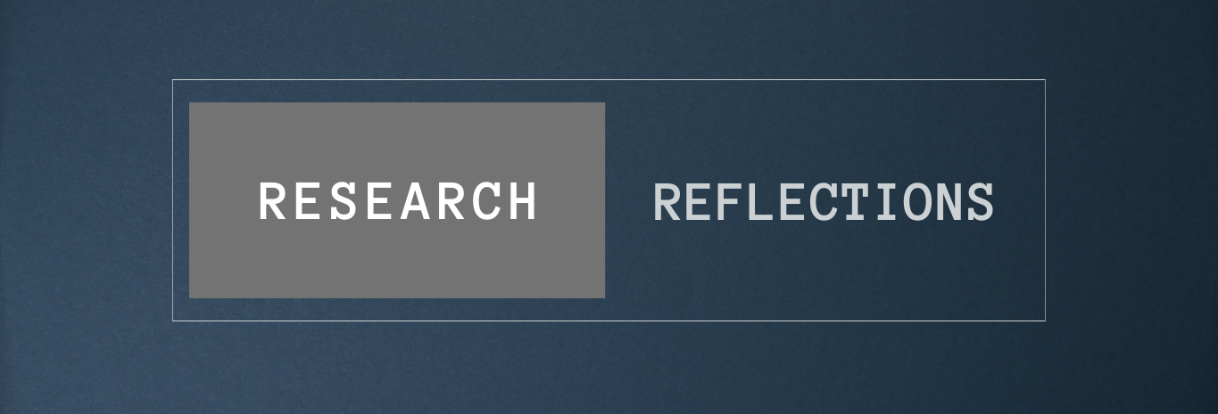 Home - Research Reflections